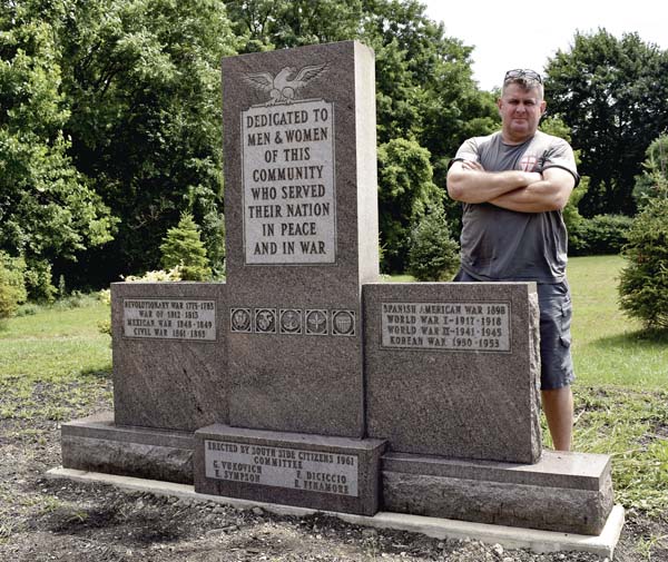 War monument is moved out of city park without permission | News ...